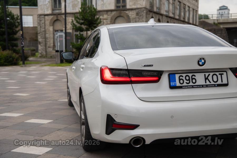 White BMW 3 Series 2019 in Tallinn, with an engine capacity of 2.00 L and mileage of 74 thousand km for 24900 €, photo 21 on AUTOMOTO.COM.LV