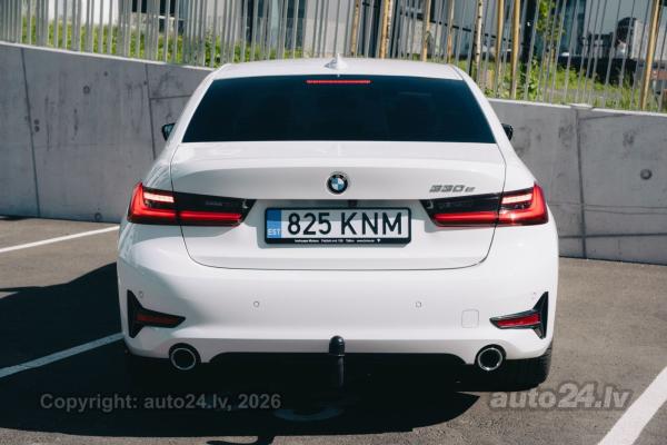 White BMW 3 Series 2020 in Tallinn, with an engine capacity of 2.00 L and mileage of 59 thousand km for 27900 €, photo 6 on AUTOMOTO.COM.LV