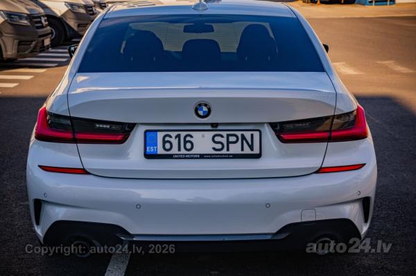 White BMW 3 Series 2020 in Tartu, with an engine capacity of 2.00 L and mileage of 89 thousand km for 28000 €, photo 5 on AUTOMOTO.COM.LV