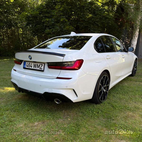 White BMW 3 Series 2020 in Tallinn, with an engine capacity of 2.00 L and mileage of 110 thousand km for 33900 €, photo 5 on AUTOMOTO.COM.LV