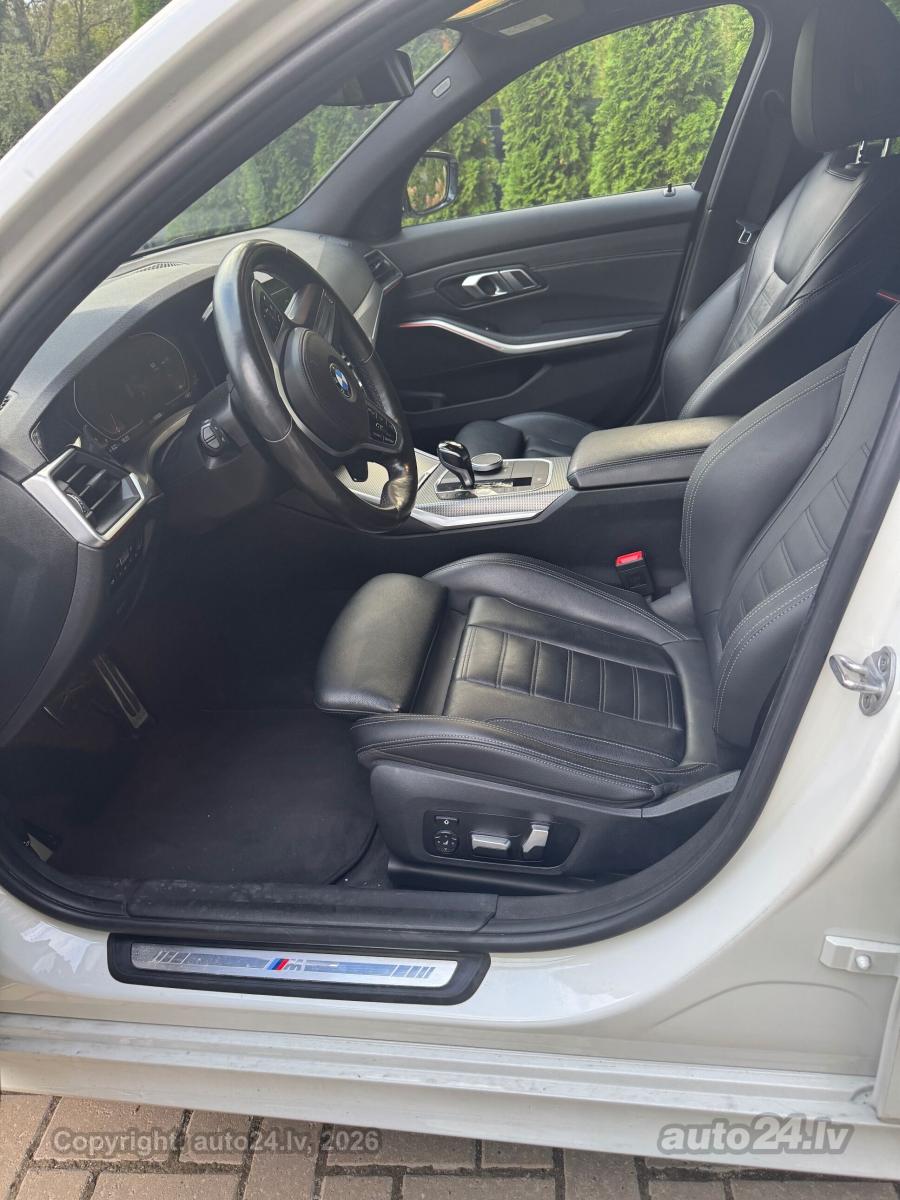 White BMW 3 Series 2020 in Tartu, with an engine capacity of 3.00 L and mileage of 146 thousand km for 29500 €, photo 11 on AUTOMOTO.COM.LV