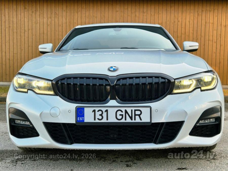 White BMW 3 Series 2021 in Tallinn, with an engine capacity of 2.00 L and mileage of 129 thousand km for 29800 €, photo 3 on AUTOMOTO.COM.LV