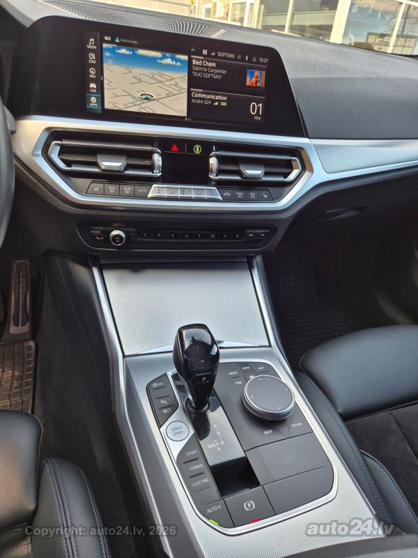 White BMW 3 Series 2021 in Tallinn, with an engine capacity of 2.00 L and mileage of 115 thousand km for 29800 €, photo 10 on AUTOMOTO.COM.LV