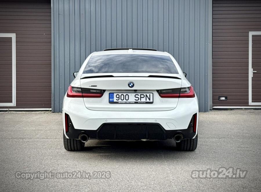 White BMW 3 Series 2023 in Tallinn, with an engine capacity of 2.00 L and mileage of 75 thousand km for 37800 €, photo 9 on AUTOMOTO.COM.LV