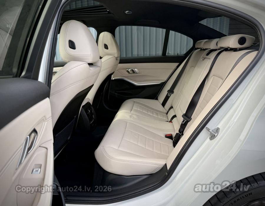 White BMW 3 Series 2023 in Tallinn, with an engine capacity of 2.00 L and mileage of 75 thousand km for 37800 €, photo 11 on AUTOMOTO.COM.LV