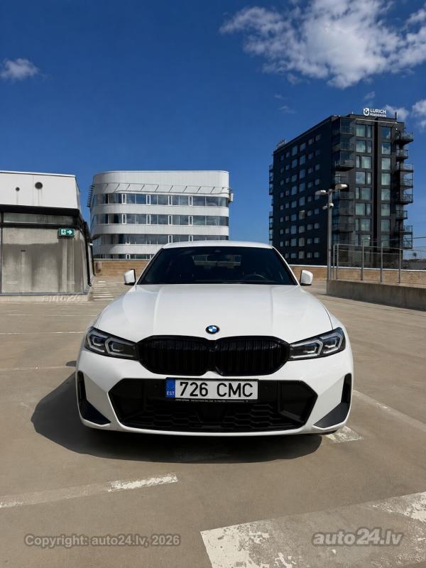 White BMW 3 Series 2024 in Tallinn, with an engine capacity of 2.00 L and mileage of 80 thousand km for 39500 €, photo 2 on AUTOMOTO.COM.LV