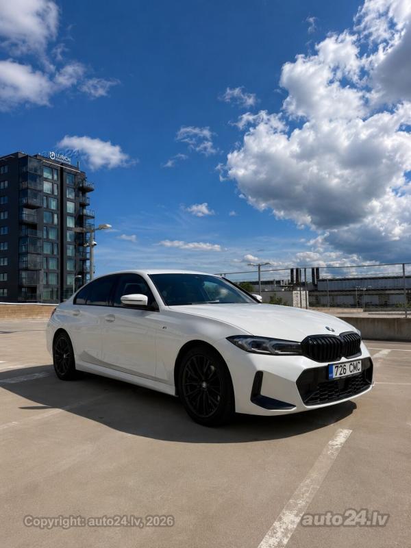 White BMW 3 Series 2024 in Tallinn, with an engine capacity of 2.00 L and mileage of 80 thousand km for 39500 €, photo 3 on AUTOMOTO.COM.LV