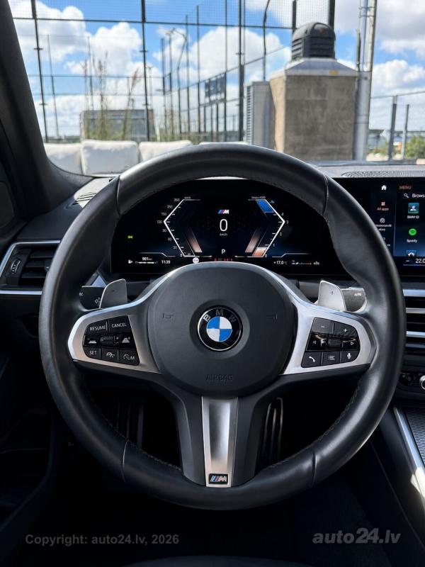 White BMW 3 Series 2024 in Tallinn, with an engine capacity of 2.00 L and mileage of 80 thousand km for 39500 €, photo 8 on AUTOMOTO.COM.LV