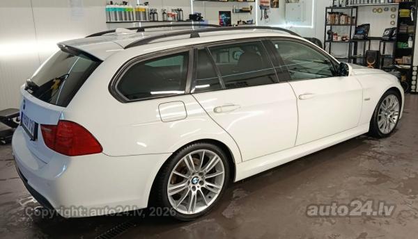 White BMW 3 Series 2009 in Parnu, with an engine capacity of 2.00 L and mileage of 329 thousand km for 6900 €, photo 3 on AUTOMOTO.COM.LV