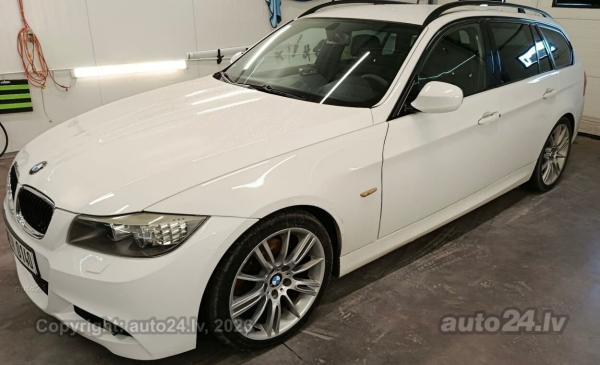 White BMW 3 Series 2009 in Parnu, with an engine capacity of 2.00 L and mileage of 329 thousand km for 6900 €, photo 5 on AUTOMOTO.COM.LV