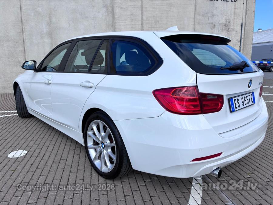 White BMW 3 Series 2014 in Tallinn, with an engine capacity of 2.00 L and mileage of 267 thousand km for 7099 €, photo 6 on AUTOMOTO.COM.LV
