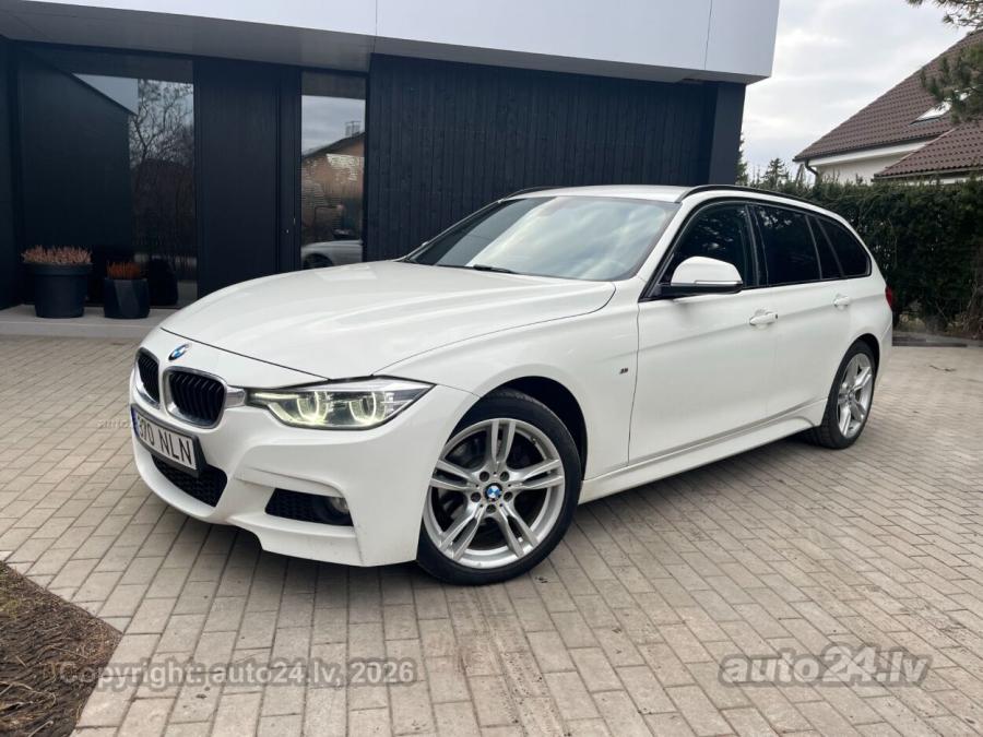 White BMW 3 Series 2017 in Tallinn, with an engine capacity of 2.00 L and mileage of 147 thousand km for 12800 €, photo 1 on AUTOMOTO.COM.LV