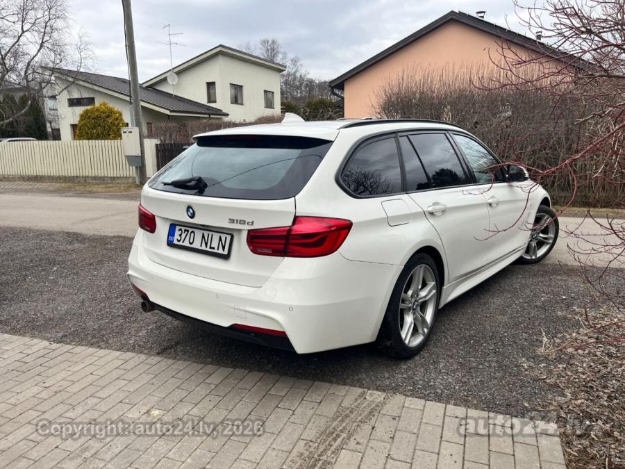 White BMW 3 Series 2017 in Tallinn, with an engine capacity of 2.00 L and mileage of 147 thousand km for 12800 €, photo 7 on AUTOMOTO.COM.LV