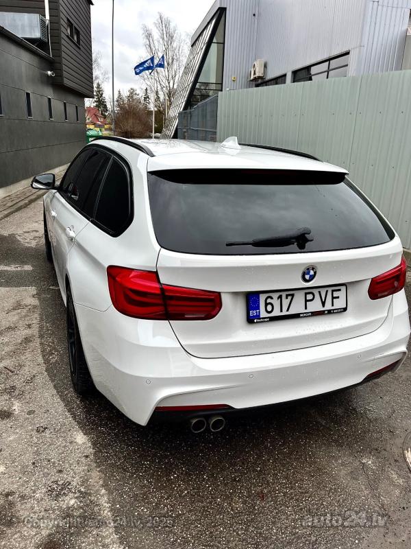 White BMW 3 Series 2019 in Tartu, with an engine capacity of 2.00 L and mileage of 164 thousand km for 20900 €, photo 5 on AUTOMOTO.COM.LV