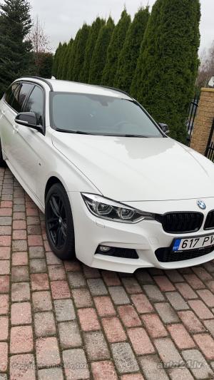 White BMW 3 Series 2019 in Tartu, with an engine capacity of 2.00 L and mileage of 164 thousand km for 20900 €, photo 12 on AUTOMOTO.COM.LV