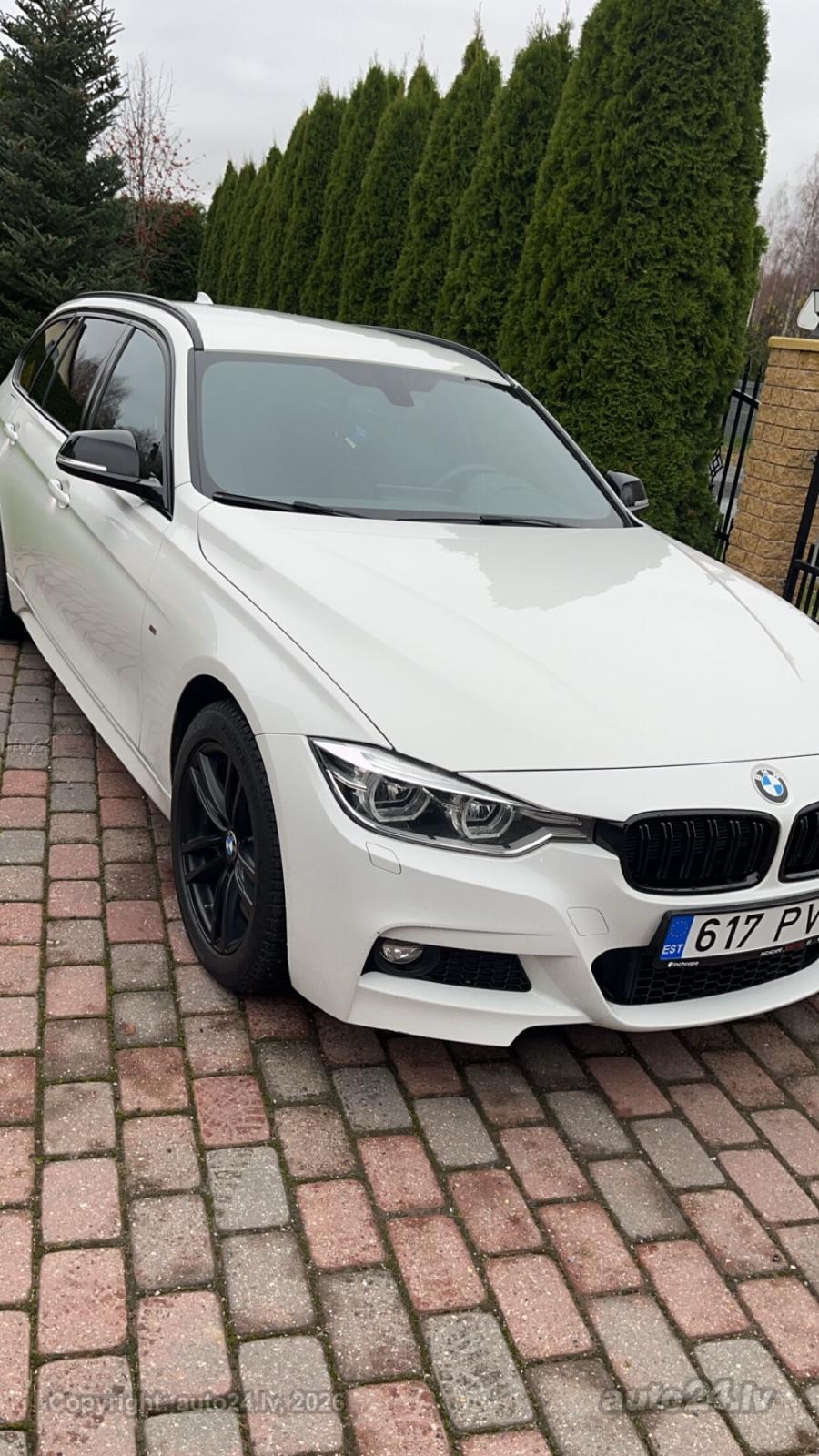 White BMW 3 Series 2019 in Tartu, with an engine capacity of 2.00 L and mileage of 164 thousand km for 20900 €, photo 12 on AUTOMOTO.COM.LV