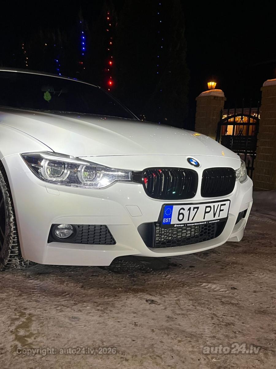 White BMW 3 Series 2019 in Tartu, with an engine capacity of 2.00 L and mileage of 164 thousand km for 20900 €, photo 14 on AUTOMOTO.COM.LV