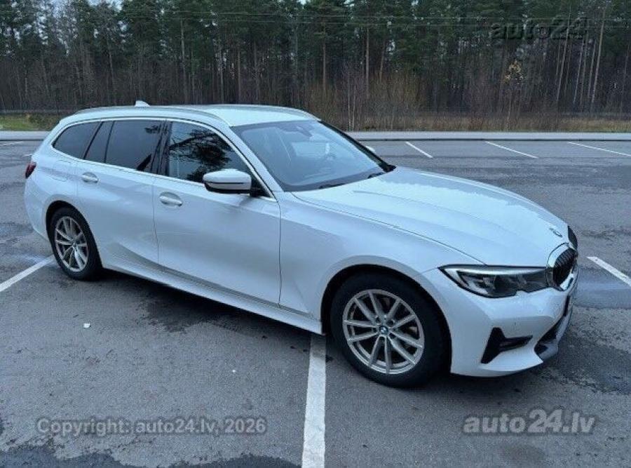 White BMW 3 Series 2020 in Tallinn, with an engine capacity of 2.00 L and mileage of 169 thousand km for 21200 €, photo 1 on AUTOMOTO.COM.LV