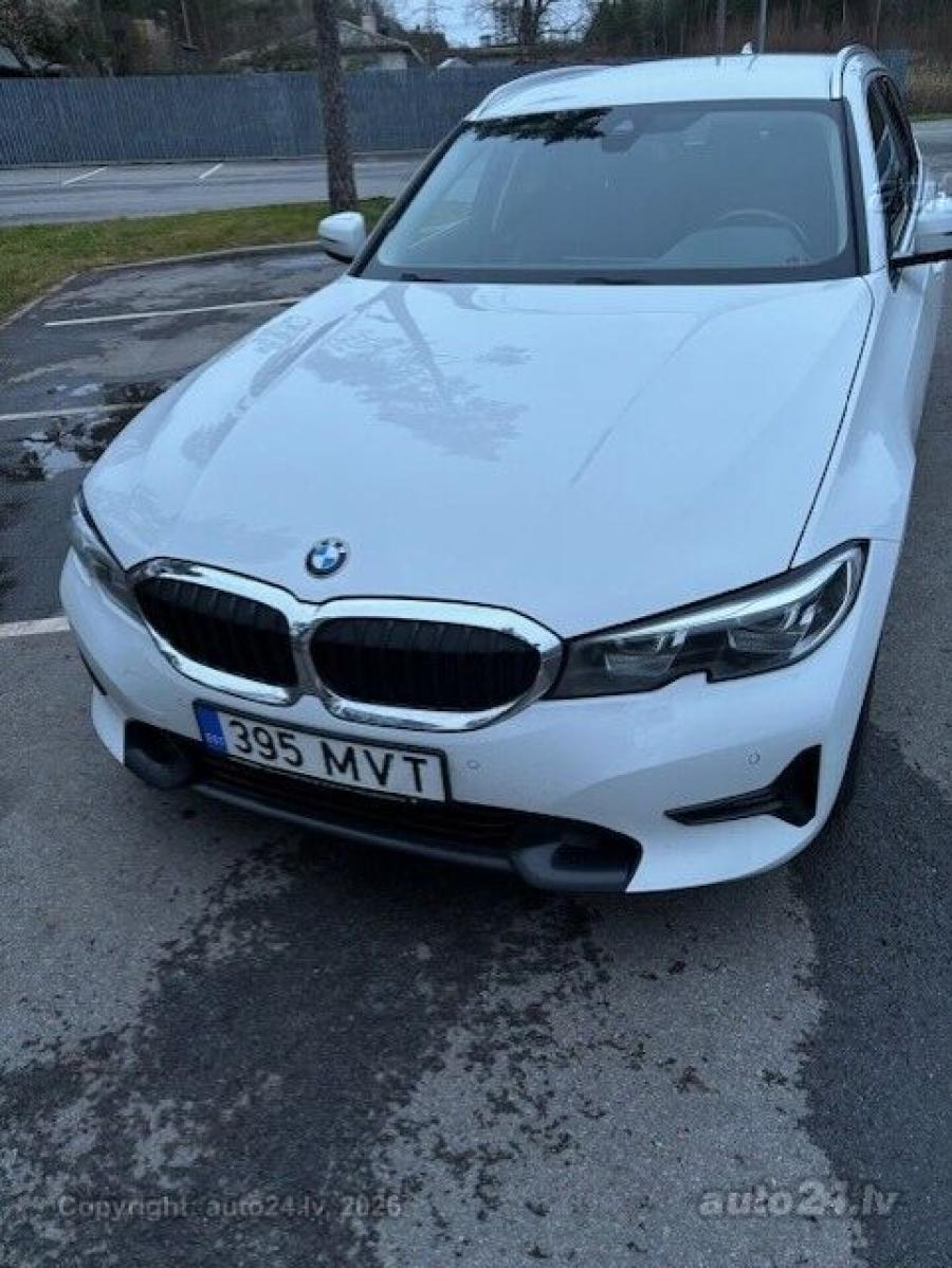White BMW 3 Series 2020 in Tallinn, with an engine capacity of 2.00 L and mileage of 169 thousand km for 21200 €, photo 3 on AUTOMOTO.COM.LV