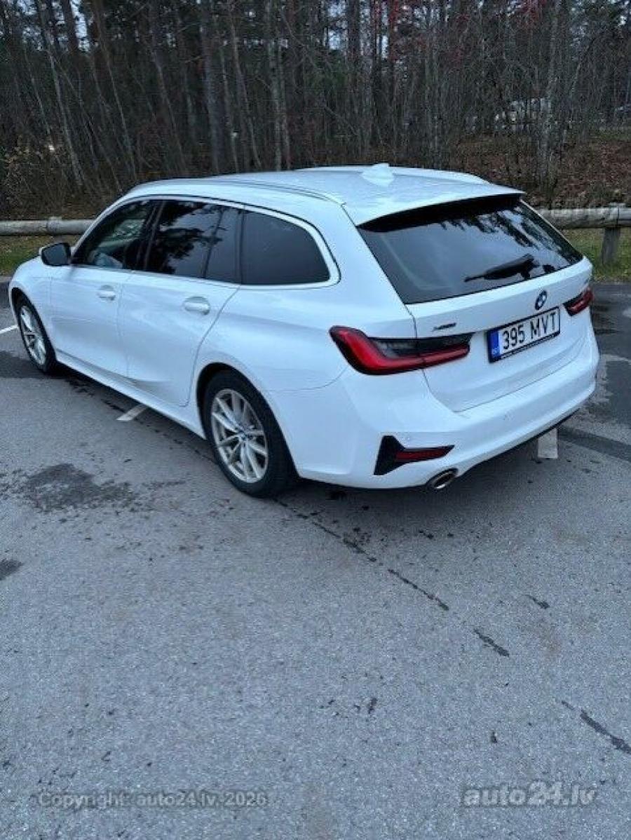 White BMW 3 Series 2020 in Tallinn, with an engine capacity of 2.00 L and mileage of 169 thousand km for 21200 €, photo 5 on AUTOMOTO.COM.LV