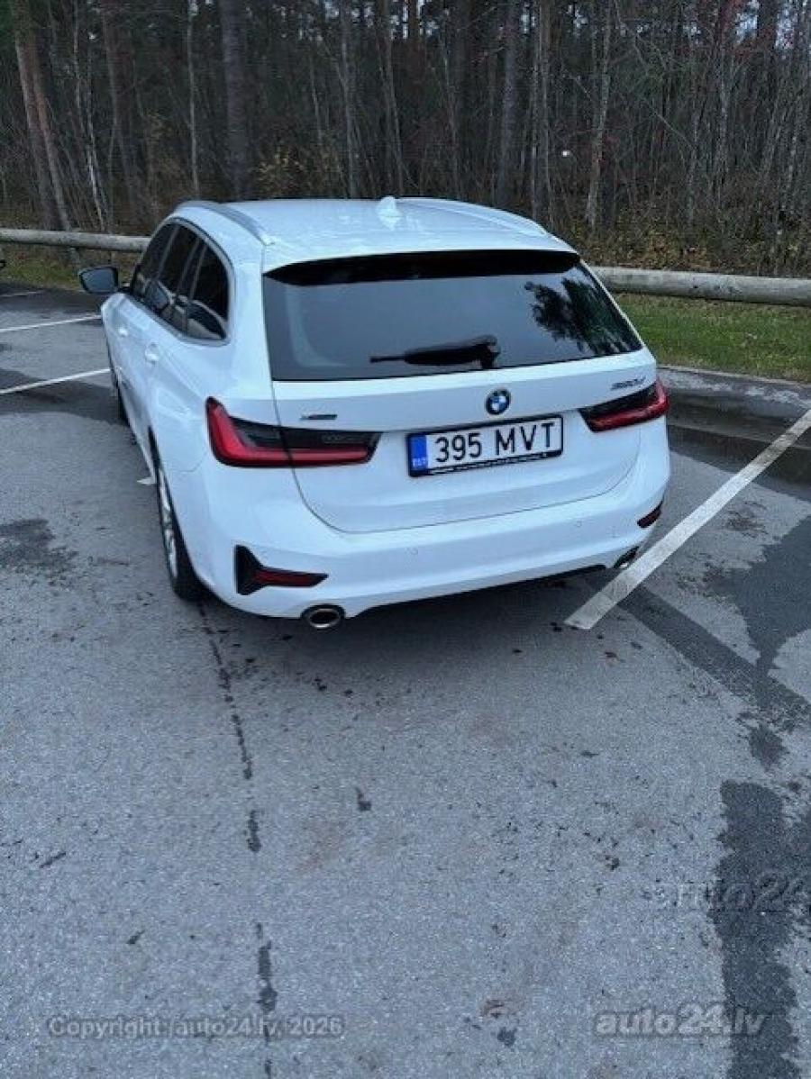 White BMW 3 Series 2020 in Tallinn, with an engine capacity of 2.00 L and mileage of 169 thousand km for 21200 €, photo 6 on AUTOMOTO.COM.LV