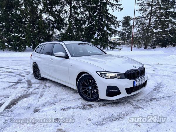 White BMW 3 Series 2021 in Tallinn, with an engine capacity of 2.00 L and mileage of 90 thousand km for 32500 €, photo 2 on AUTOMOTO.COM.LV