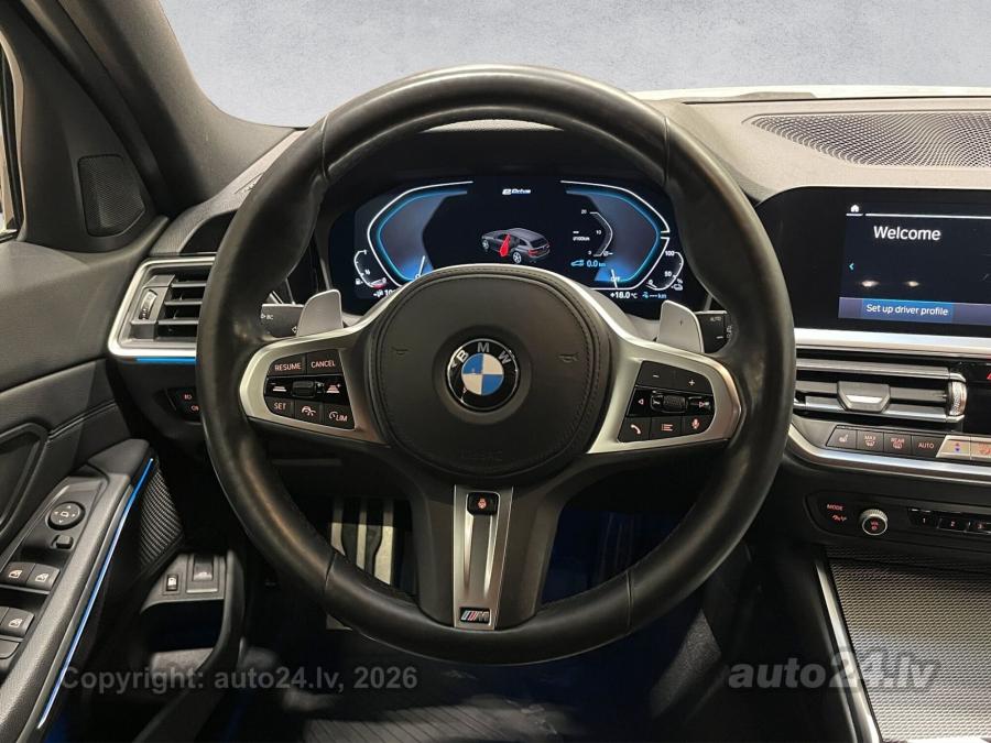 White BMW 3 Series 2021 in Tallinn, with an engine capacity of 2.00 L and mileage of 89 thousand km for 26900 €, photo 12 on AUTOMOTO.COM.LV