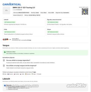 Balts BMW 3 Series 2024 Tallina, ar dzinēja tilpumu 2.00 L un nobraukumu 194 tūkst. km par 28490 €, foto 31 vietnē AUTOMOTO.COM.LV