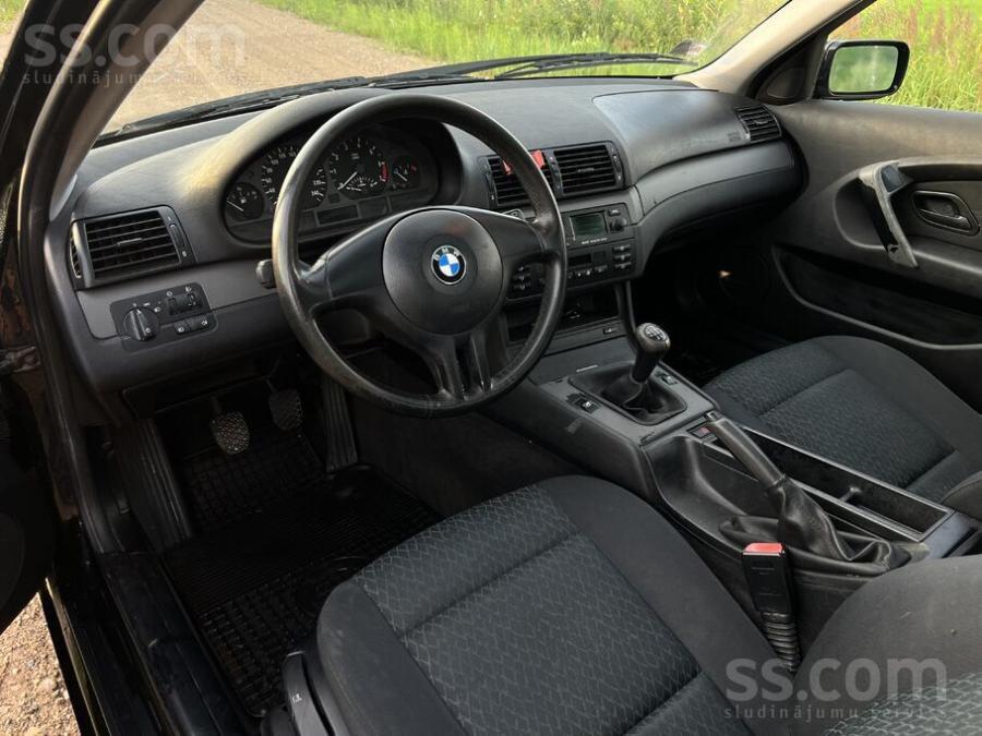 Melns BMW 316 2002 Jēkabpils, ar dzinēja tilpumu 1.80 L un nobraukumu 317 tūkst. km par 875 €, foto 6 vietnē AUTOMOTO.COM.LV