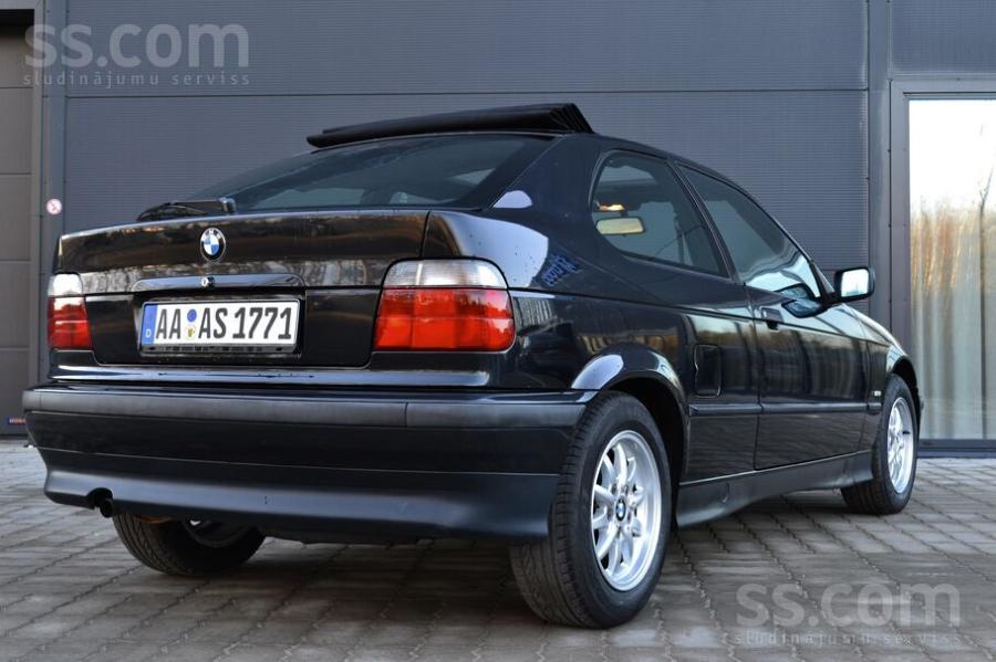 Melns BMW 316 1997 Rīga, ar dzinēja tilpumu 1.60 L un nobraukumu 226 tūkst. km par 2850 €, foto 9 vietnē AUTOMOTO.COM.LV