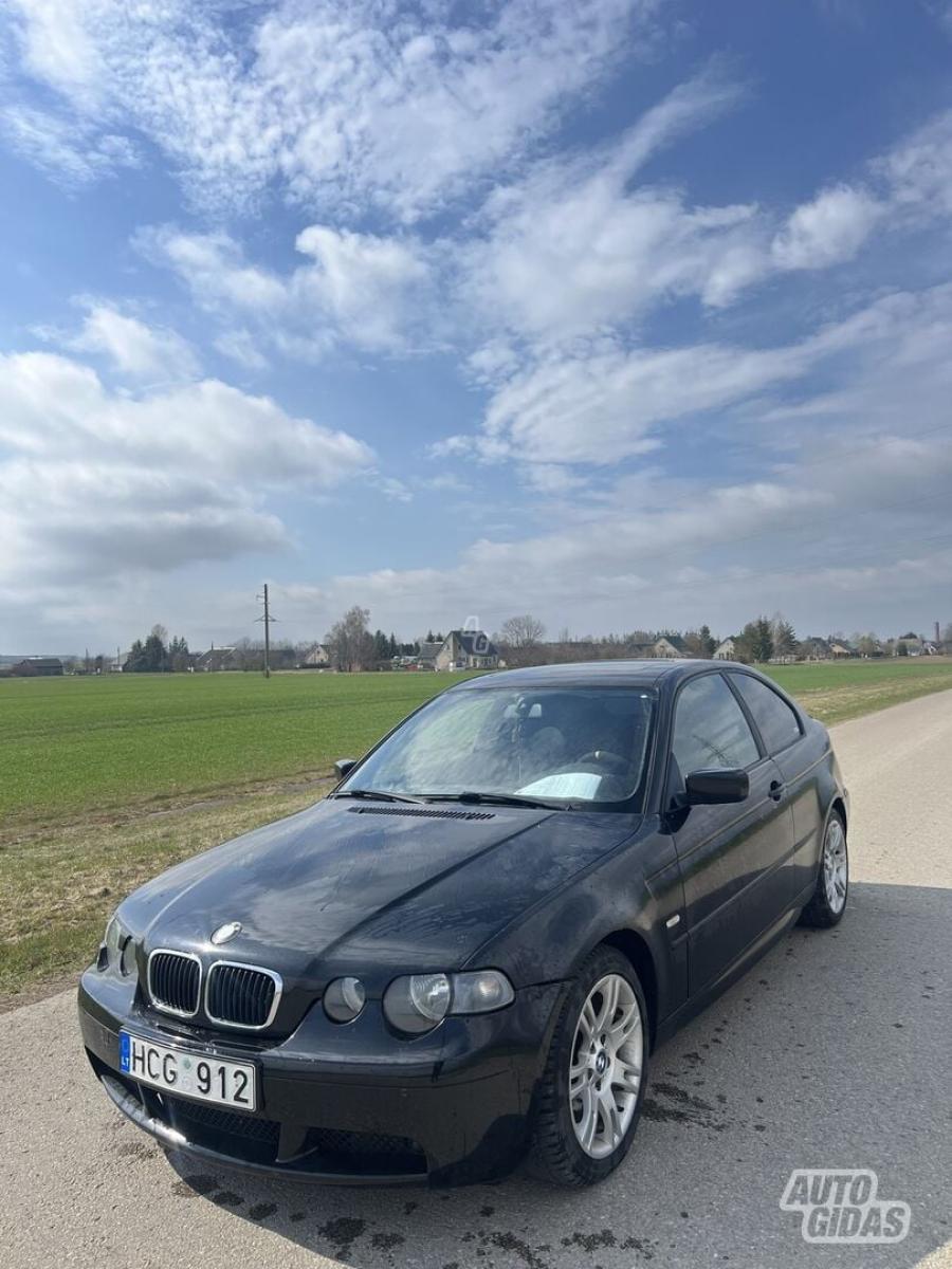 Black BMW 316 2001 in Ariogala, with an engine capacity of 1.80 L and mileage of 169 thousand km for 1000 €, photo 1 on AUTOMOTO.COM.LV