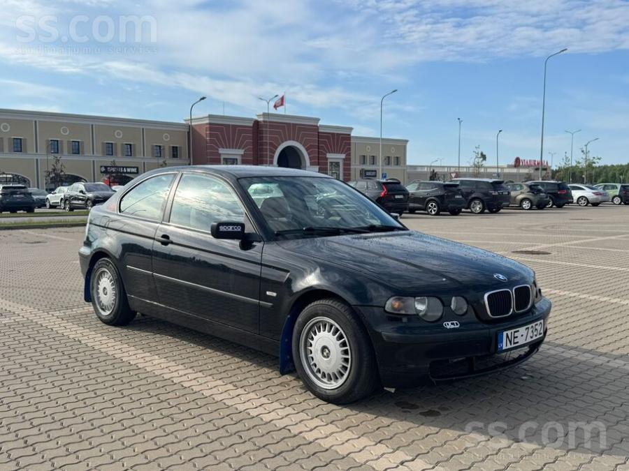 Черный БМВ 316 2001 в Рига, объемом двигателя 1.80 л и пробегом 230 тыс. км за 1750 €, фото 3 на AUTOMOTO.COM.LV