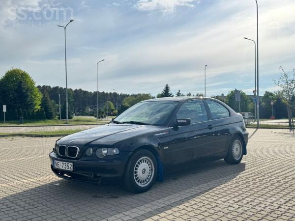 Black BMW 316 2001 in Riga, with an engine capacity of 1.80 L and mileage of 230 thousand km for 1750 €, photo 4 on AUTOMOTO.COM.LV