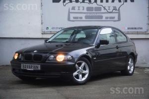 Melns BMW 316 2002 Rīga, ar dzinēja tilpumu 1.80 L un nobraukumu 250 tūkst. km par 2150 €, foto  vietnē AUTOMOTO.COM.LV