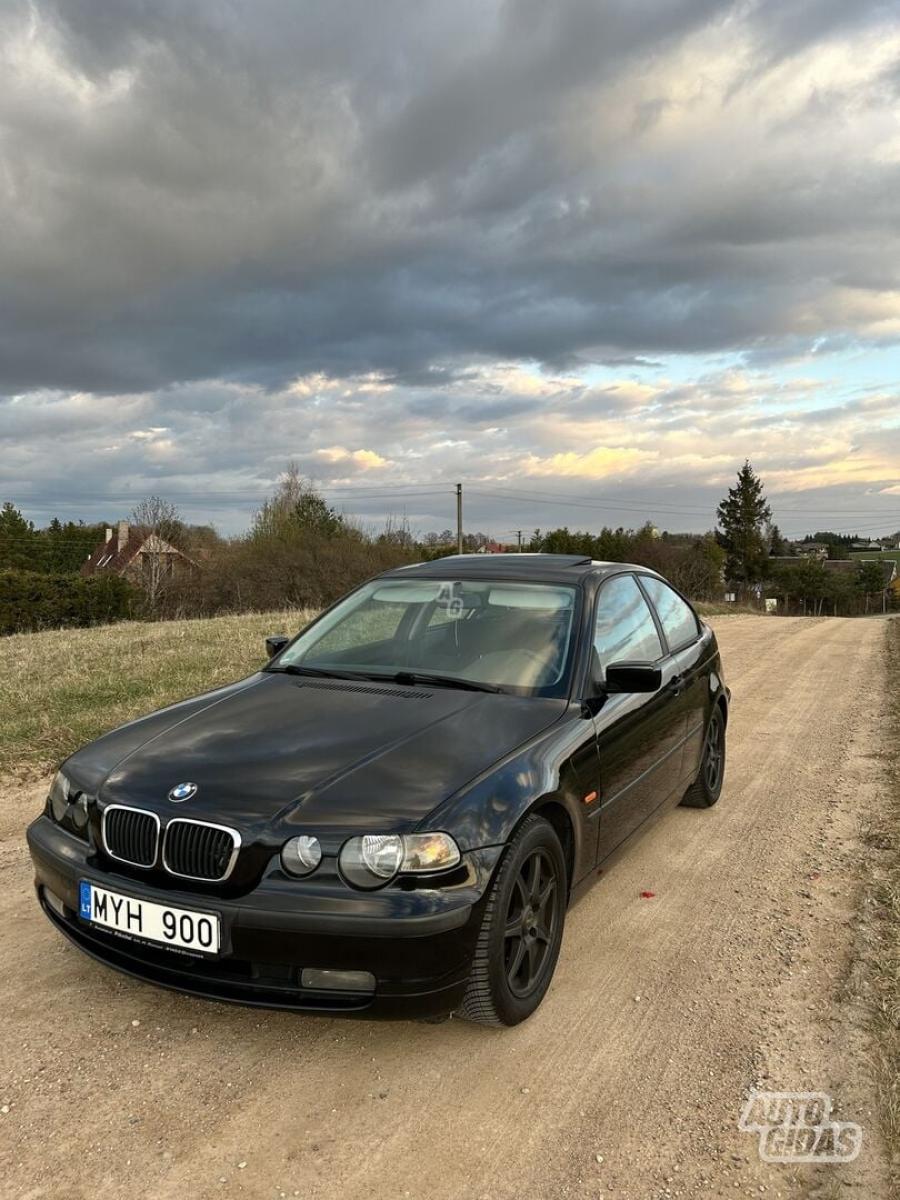 Black BMW 316 2002 in Marijampole, with an engine capacity of 1.80 L and mileage of 224 thousand km for 2600 €, photo 3 on AUTOMOTO.COM.LV