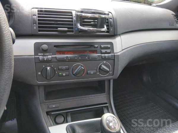 Black BMW 316 2002 in Liepaja, with an engine capacity of 1.80 L and mileage of 216 thousand km for 2100 €, photo 5 on AUTOMOTO.COM.LV