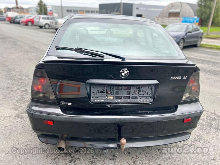 Melns BMW 316 2002 Tallina, ar dzinēja tilpumu 1.80 L un nobraukumu 270 tūkst. km par 1900 €, foto 7 vietnē AUTOMOTO.COM.LV