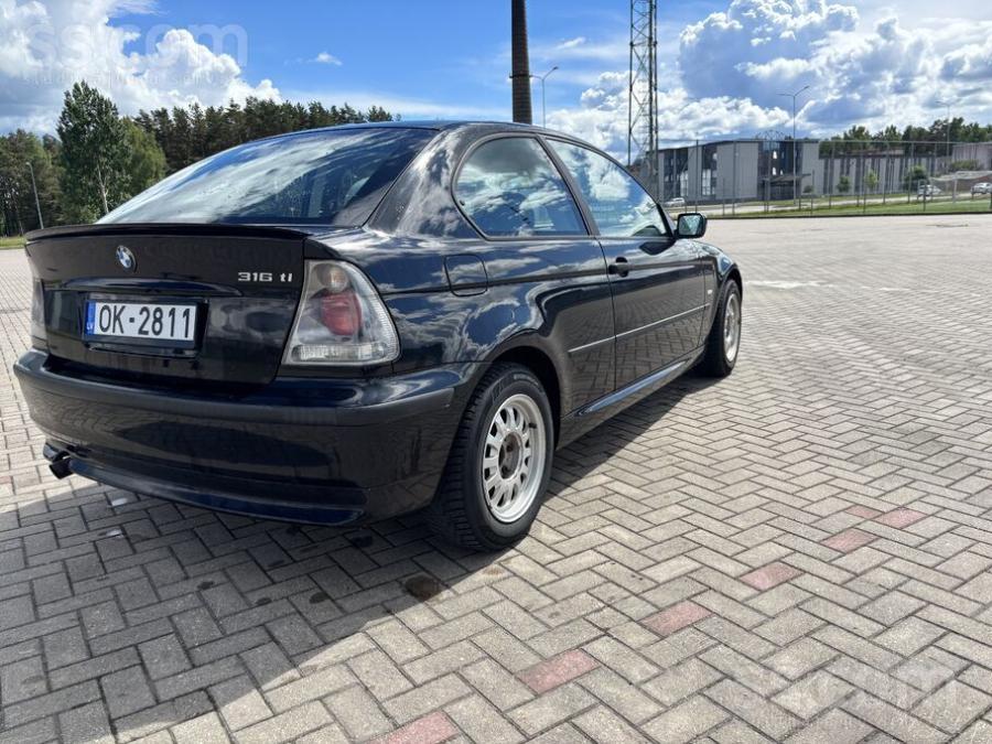 Melns BMW 316 2003 Valmiera, ar dzinēja tilpumu 1.80 L un nobraukumu 224 tūkst. km par 1200 €, foto 6 vietnē AUTOMOTO.COM.LV