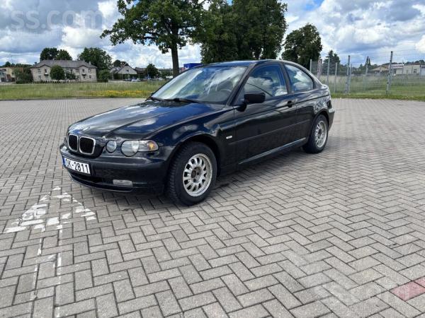 Черный БМВ 316 2003 в Валмиера, объемом двигателя 1.80 л и пробегом 224 тыс. км за 1000 €, фото 2 на AUTOMOTO.COM.LV