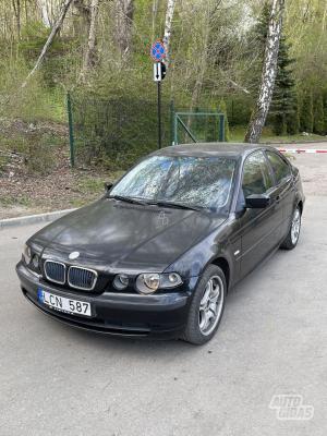 Black BMW 316 2003 in Vilnius, with an engine capacity of 1.80 L and mileage of 224 thousand km for 880 €, photo 3 on AUTOMOTO.COM.LV