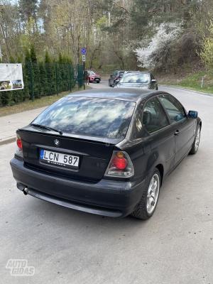 Black BMW 316 2003 in Vilnius, with an engine capacity of 1.80 L and mileage of 224 thousand km for 880 €, photo 4 on AUTOMOTO.COM.LV
