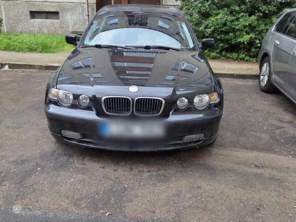 Black BMW 316 2003 in Vilnius, with an engine capacity of 1.80 L and mileage of 158 thousand km for 1800 €, photo 1 on AUTOMOTO.COM.LV