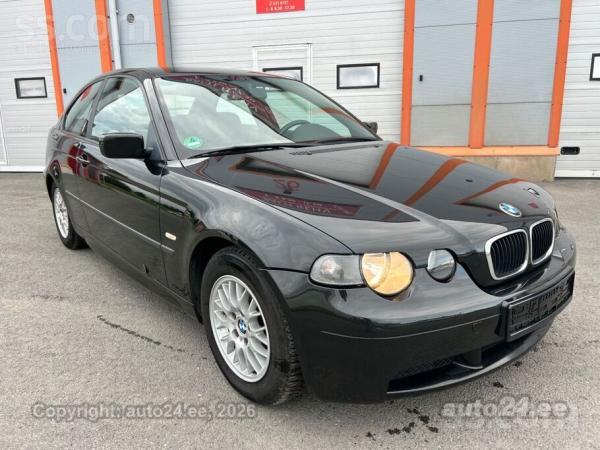 Black BMW 316 2003 in Tallinn, with an engine capacity of 1.80 L and mileage of 180 thousand km for 2100 €, photo 4 on AUTOMOTO.COM.LV