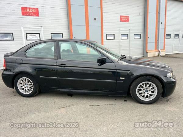 Black BMW 316 2003 in Tallinn, with an engine capacity of 1.80 L and mileage of 180 thousand km for 2100 €, photo 5 on AUTOMOTO.COM.LV