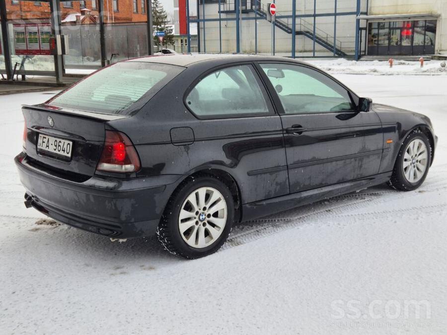 Melns BMW 316 2004 Liepāja, ar dzinēja tilpumu 1.80 L un nobraukumu 312 tūkst. km par 1650 €, foto 3 vietnē AUTOMOTO.COM.LV