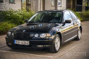 Black BMW 316 2004 in Riga, with an engine capacity of 1.80 L and mileage of 0 thousand km for 1990 €, photo  on AUTOMOTO.COM.LV