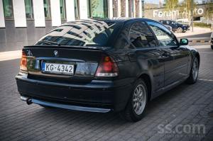 Black BMW 316 2004 in Riga, with an engine capacity of 1.80 L and mileage of 0 thousand km for 1990 €, photo 5 on AUTOMOTO.COM.LV