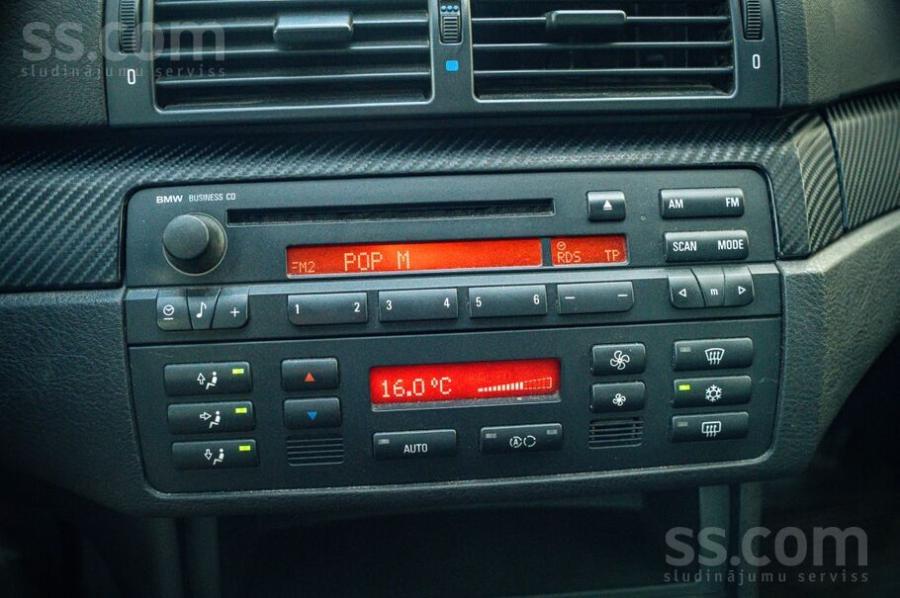 Black BMW 316 2004 in Riga, with an engine capacity of 1.80 L and mileage of 0 thousand km for 1990 €, photo 14 on AUTOMOTO.COM.LV
