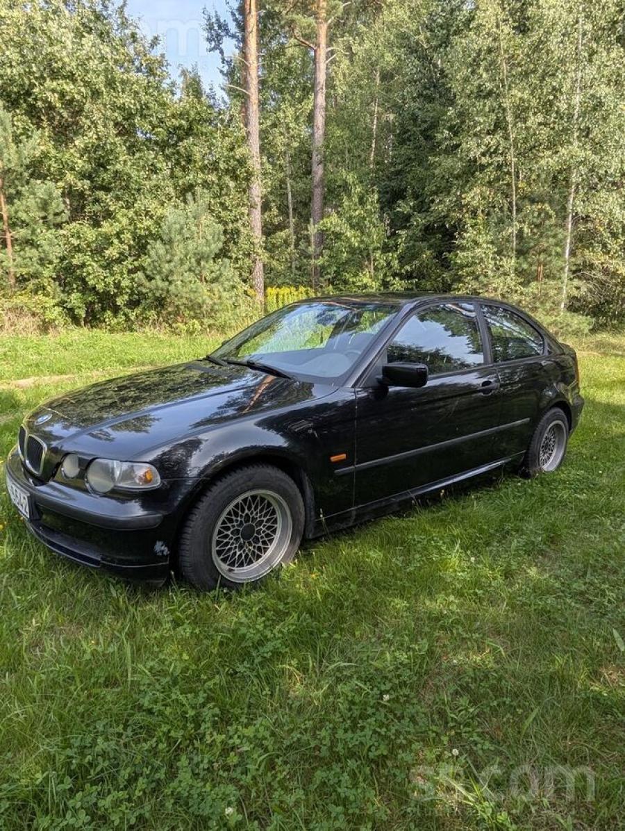 Black BMW 316 2004 in Riga, with an engine capacity of 2.50 L and mileage of 218 thousand km for 3200 €, photo 6 on AUTOMOTO.COM.LV