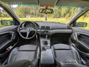 Black BMW 316 2004 in Riga, with an engine capacity of 2.50 L and mileage of 218 thousand km for 3200 €, photo 7 on AUTOMOTO.COM.LV